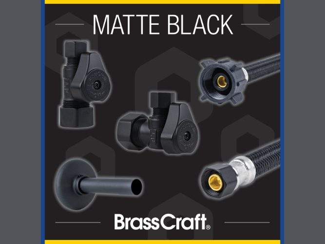 BrassCraft Matte Black Special Finish Water | phcppros